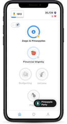 Zogo App | Financial Literary App